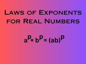 Laws of Exponents for Real Numbers Class 9th | MIT Academys | Number System